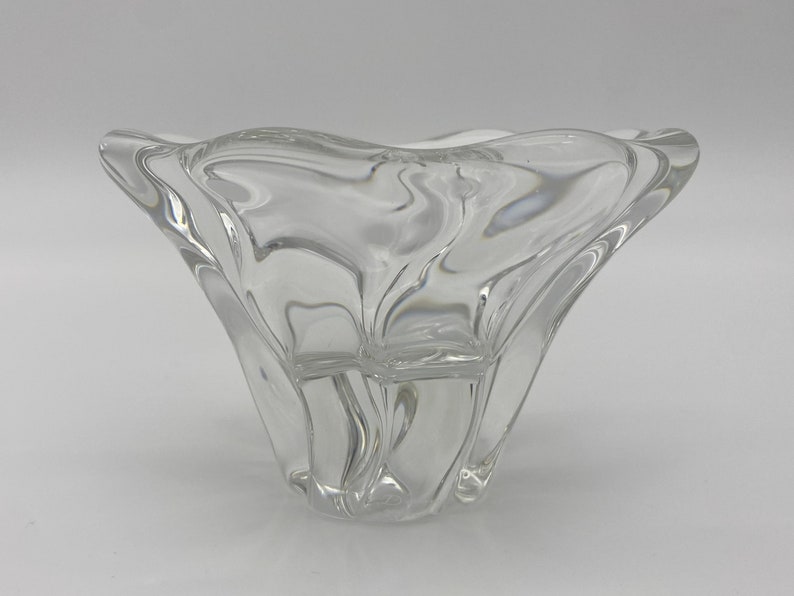 Daum Crystal Bowl Small Clear Signed Daum France - Etsy