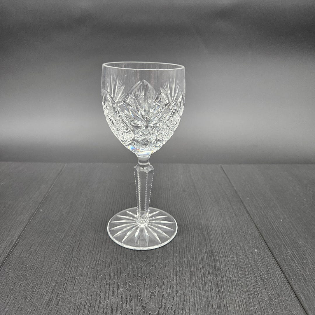 Edinburgh Crystal Royal Pattern Wine Glass, Cut Crystal Stemware Made ...