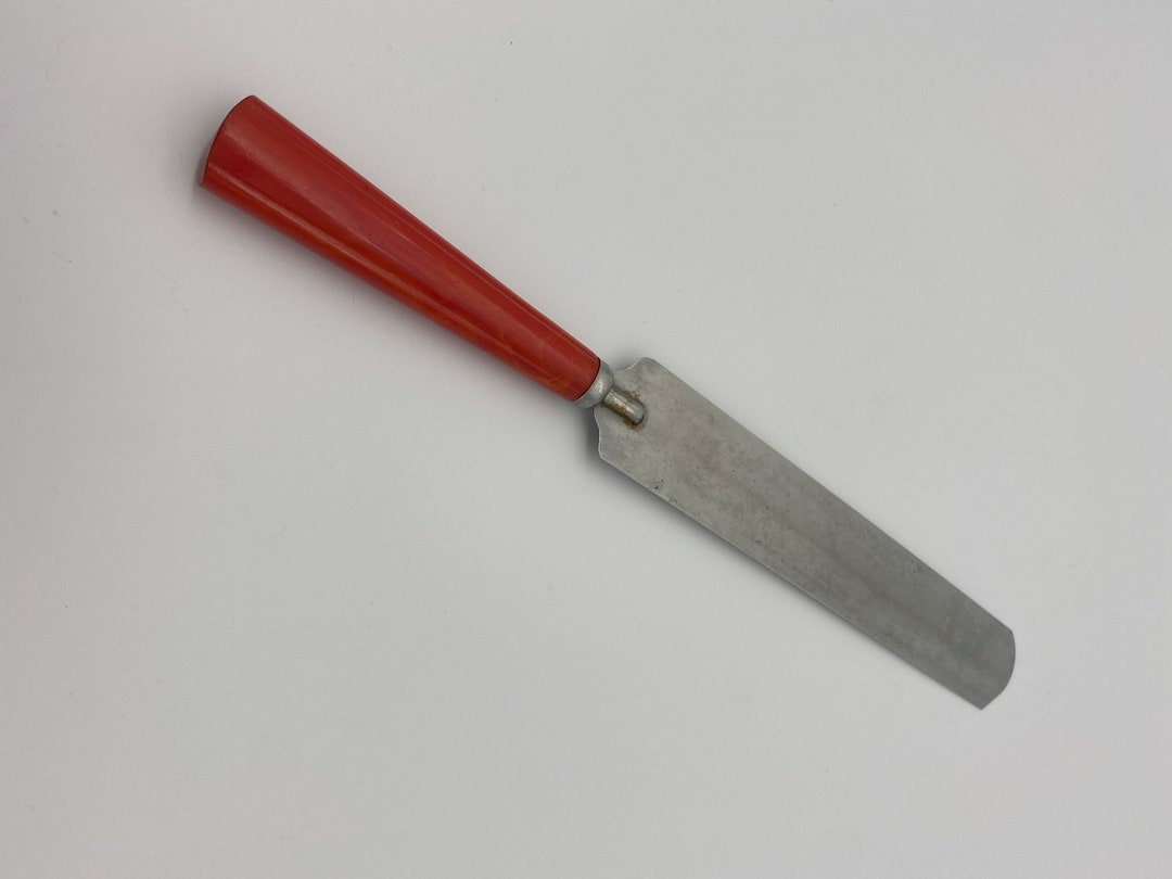 Red Bakelite Handled Icing Spatula Made in USA Vintage Kitchen Tool - Etsy