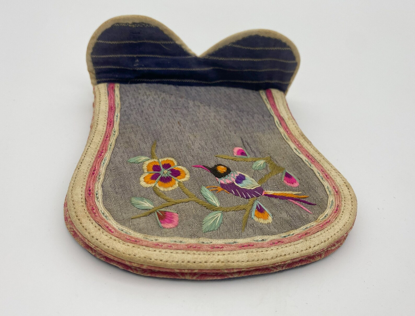 Chinese Embroidered Wedding Pouch Coin Pouch Antique Cotton and ...