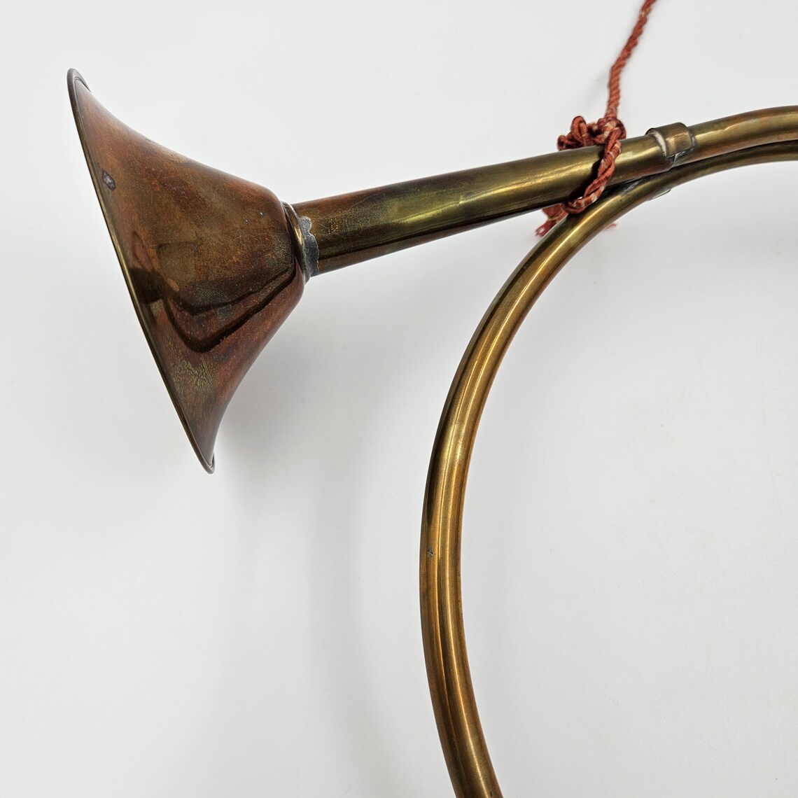 Large 12 Inch Brass Horn Christmas Decoration - Etsy