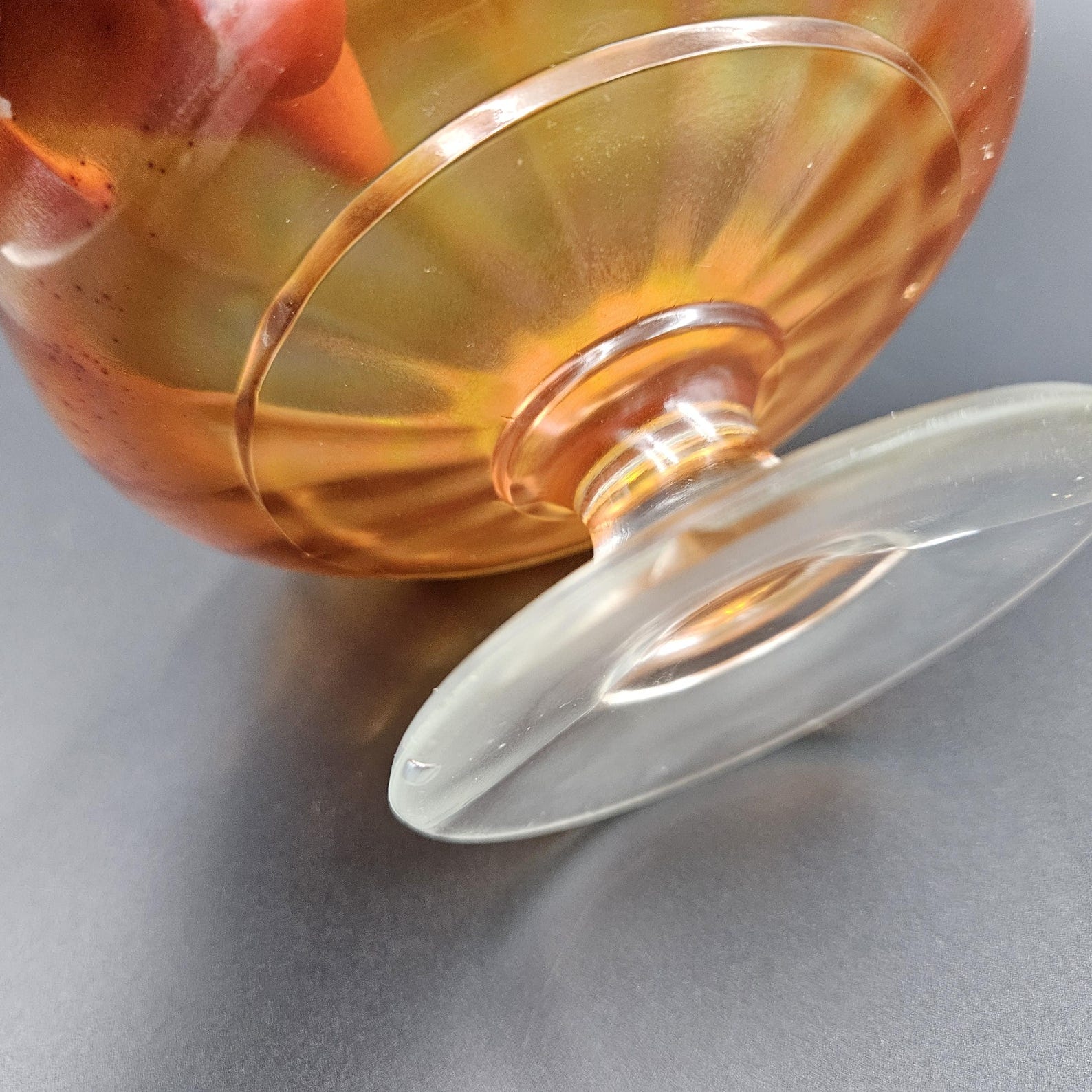 Fenton Marigold Footed Candy Dish - No Lid - 1970s - Etsy