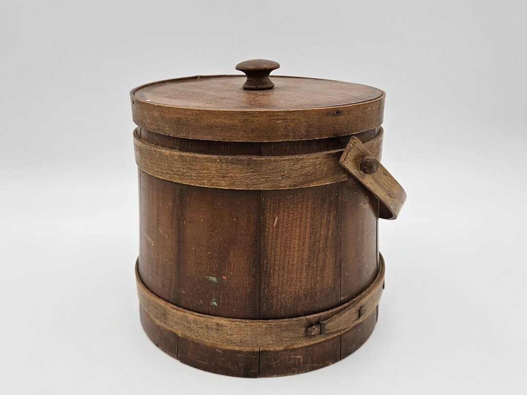 Jerywil Wooden Ice Bucket From the 1950's - Etsy
