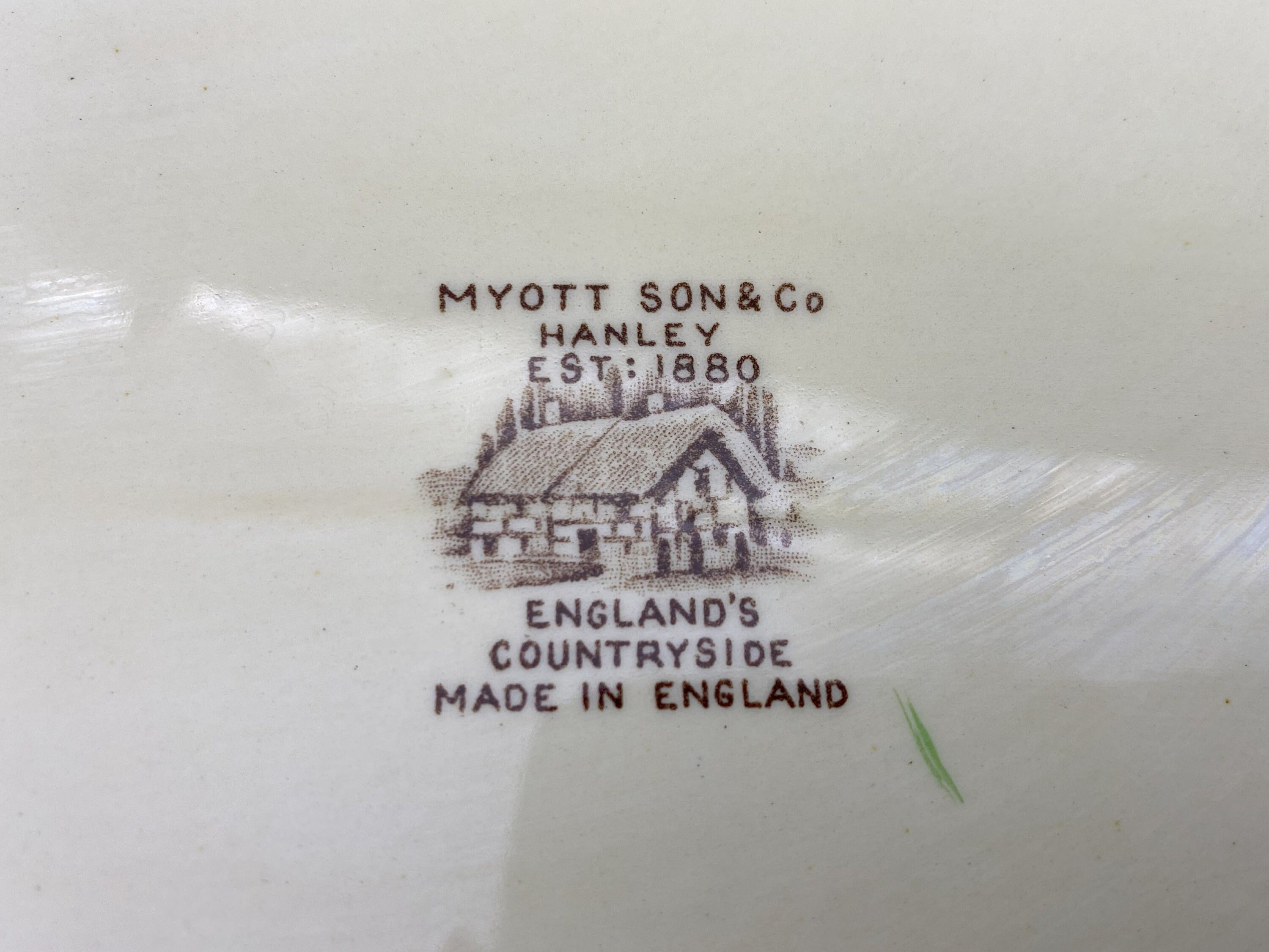 Vintage Platter Myott Son & Co England's Countryside 1930's - Etsy