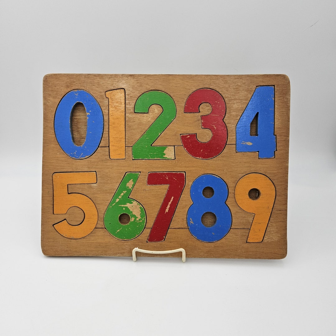 Number Puzzle Picture - Etsy