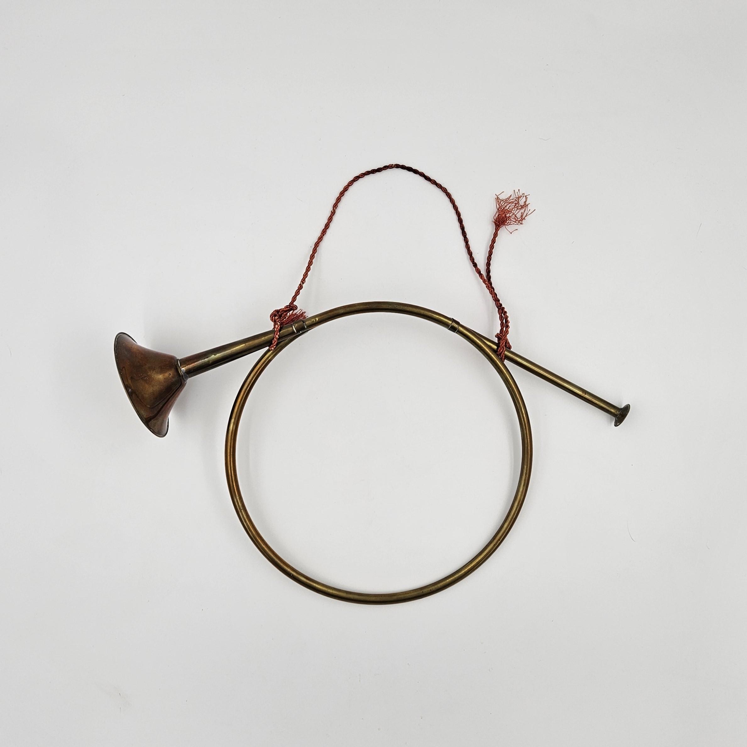 Large 12 Inch Brass Horn Christmas Decoration - Etsy