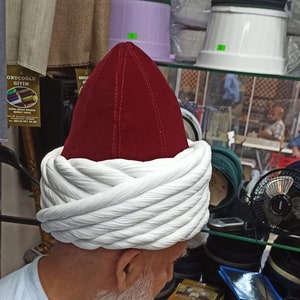 Ottoman Pasha Imamah, Ottoman Style Islamic Hat, Original Ottoman Style ...
