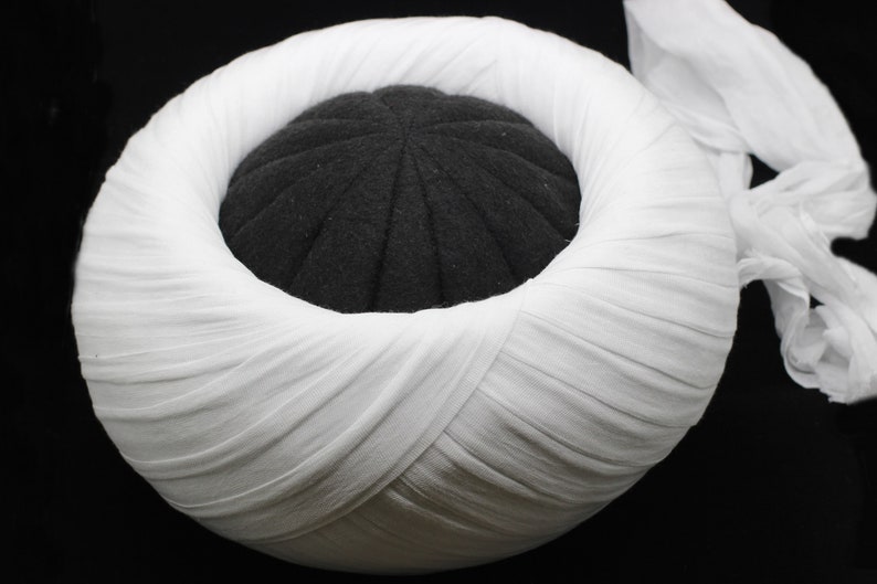 Mujahideen White and Black Imamah, Grand Vizier Islamic Hat, Authentic ...
