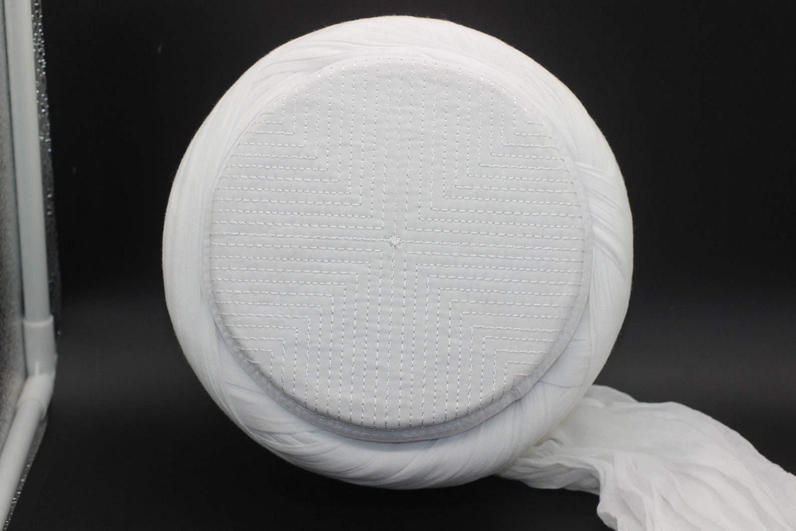 Saladin Pure White Imamah, Unique Islamic Art, Imam Pagri Islamic Men's ...