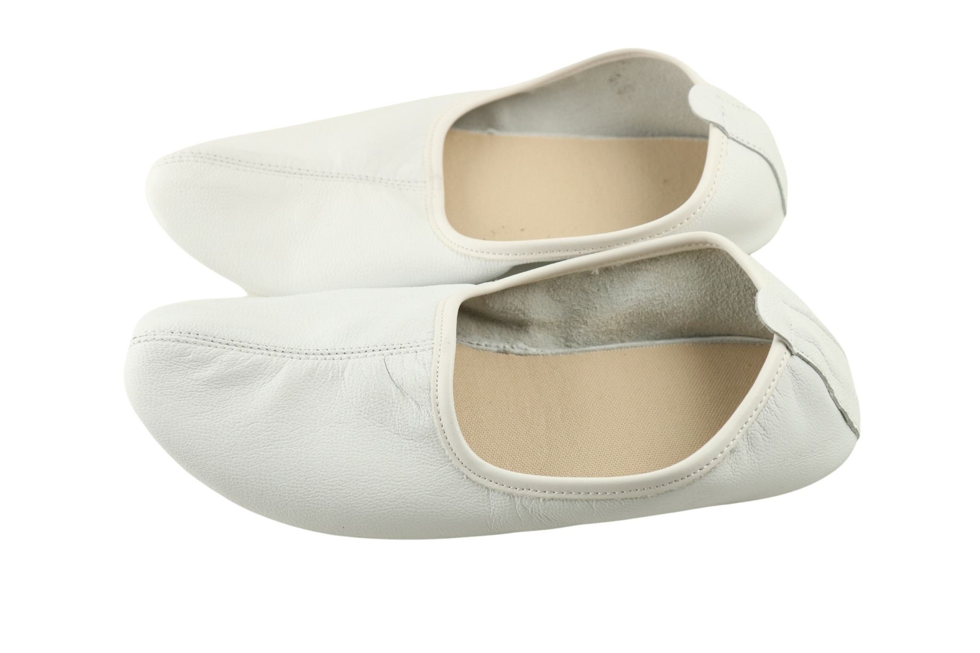 Genuine Leather Handmade Tawaf Shoes Mens Size, Pure White Feet Warmer ...