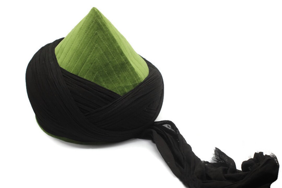 Light Green Mens Haqqani Imamah, Cyprus Style Islamic Cap, Unique ...