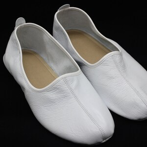 Genuine Leather Handmade Tawaf Shoes Mens Size Pure White - Etsy