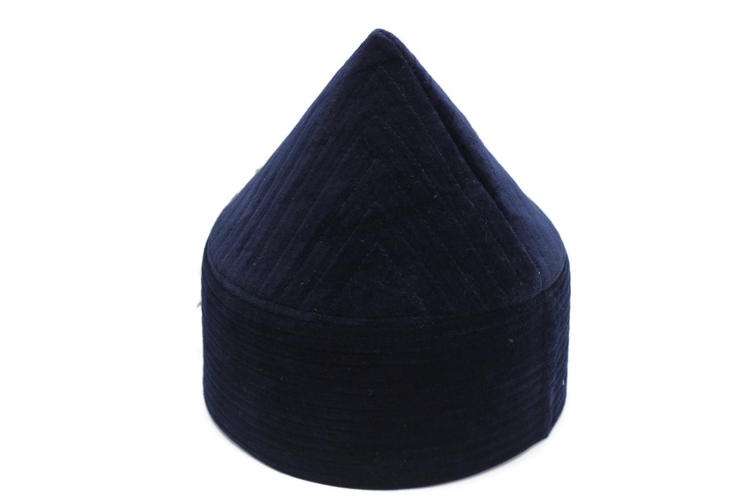 Royal Blue Naqshibandi Kufi Muslim Takke Peci Kofia Hat Topi, Dervish ...