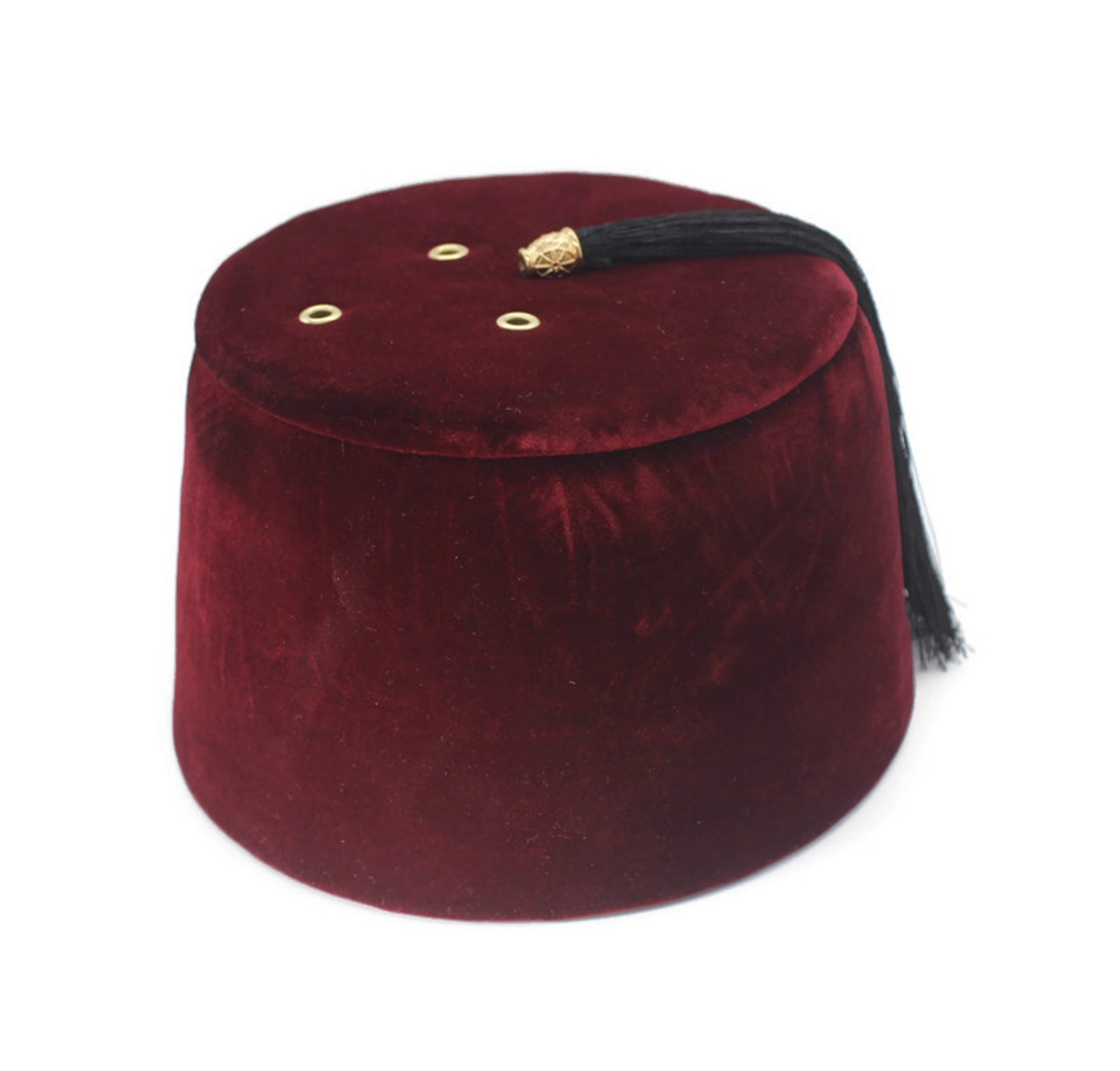 Genuine Egyptian Turkish Red Fez Tarboush Hat Black Tassel, Doctor Who ...