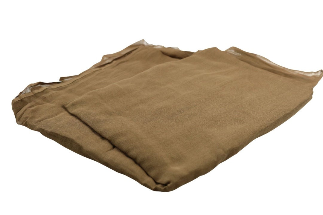 Cotton Wrapping Fabric for Imamah in Light Brown Color, Turban for Kufi ...
