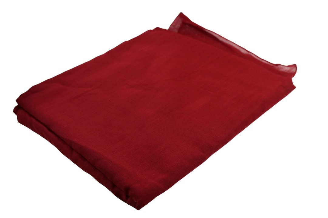 Cotton Wrapping Fabric for Imamah in Red Color, Turban for Kufi Cap ...