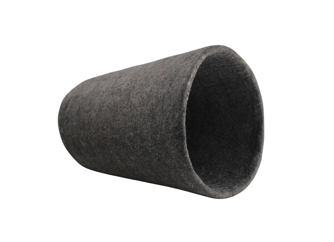Genuine Wool Felt Gray Mawlawi Hat, Mawlawiyah Sufi Kufi Hat, Mevlana ...
