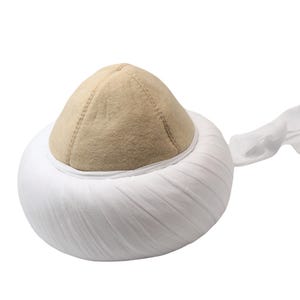 Al Ghazali White and Cream Imamah, Ulama Islamic Hat, Ottoman Woolen ...
