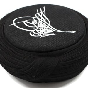 Handmade Ottoman Tugra Imamah, Unique Islamic Art, Imam Pagri Islamic ...