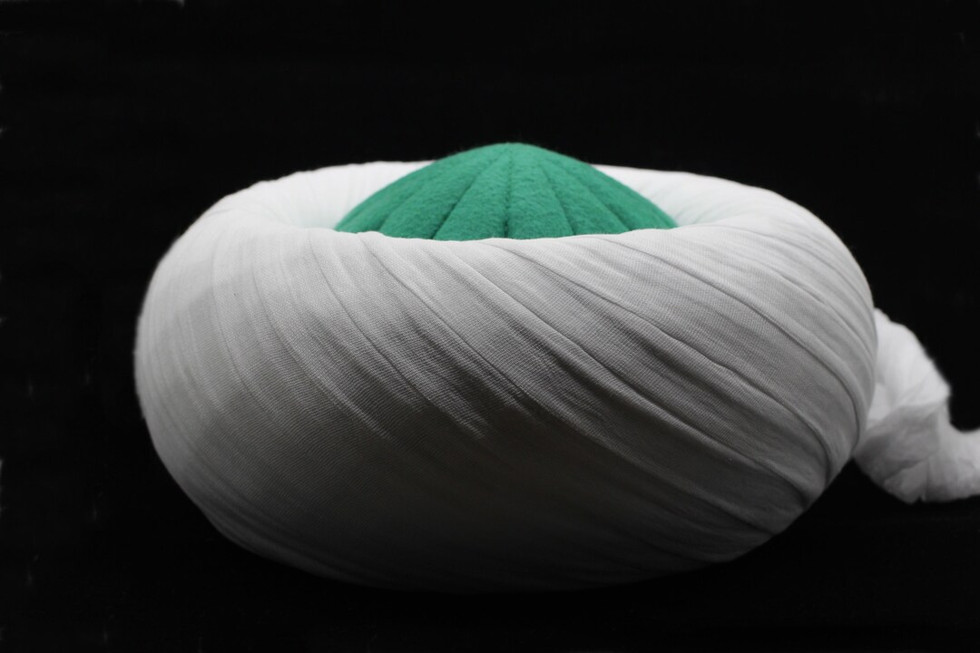 Mujahideen White and Green Imamah, Grand Vizier Islamic Hat, Authentic ...