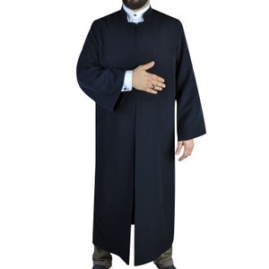 Muslim Long Jubbah - S, L, XL, XXL, Plain Mens Wear, Dark Blue Thobe ...