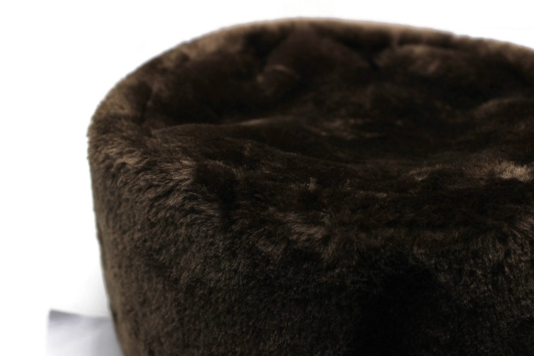 Ghazi Muhammad Hat, Brown Faux Fur Astrakhan Cap, Caucasian Kubanka ...