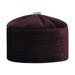 Skull Cap Taqiyyah Hat - Brown Taquiyah Men Kufi - Crochet Kufi Muslims ...