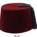 Egyptian Turkish Red Fez Tarboush Hat Black Tassel, Doctor Who Fez Hat ...