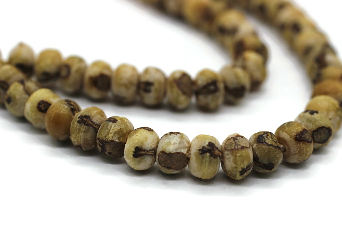 10 Pcs of Date Seed Tasbih With Counter, 99 Prayer Beads, Natural ...