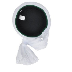 Saladin Islamic Unique Art Green and White 6m Cloth Imamah Sharif ...