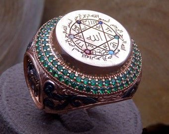 Seal of Solomon Ring - Etsy