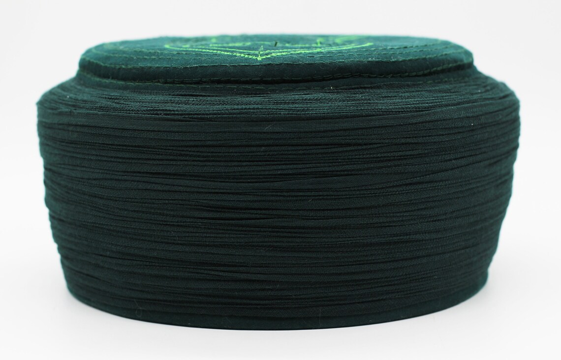Handmade Green & Green Sarik Takke Islam Prayer Hat With the - Etsy