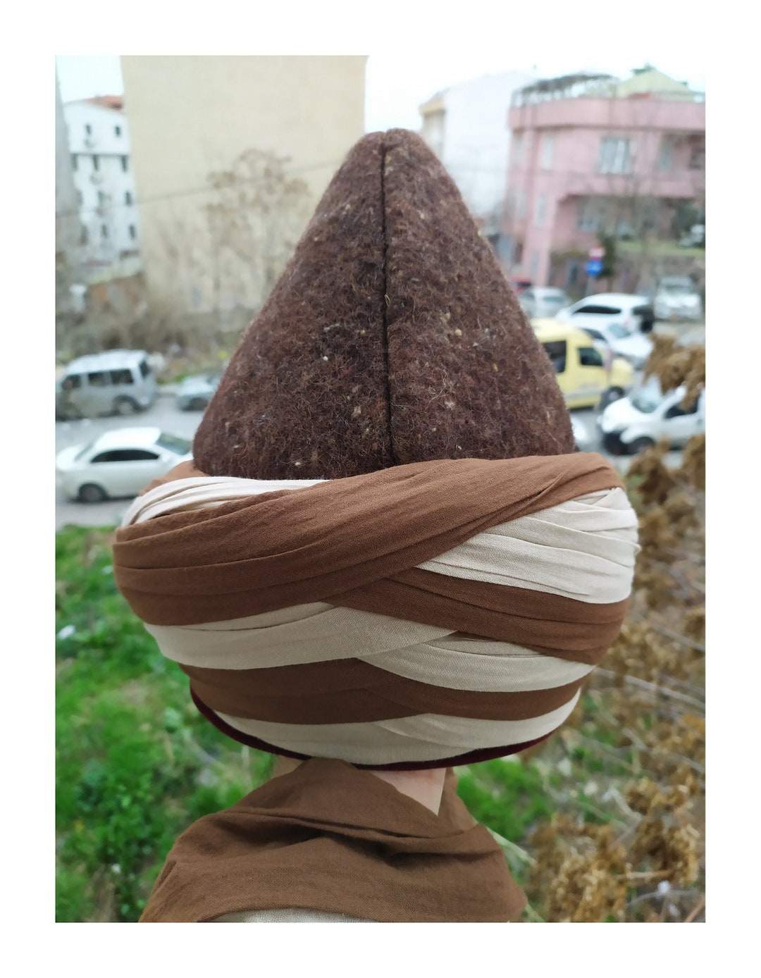 Handmade Genuine Wool Naqshbandi Cap, Cyprus Imamah, Unique Islamic Art ...