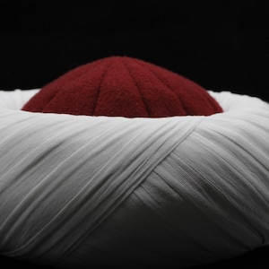 Mujahideen White and Bordeaux Imamah, Grand Vizier Islamic Hat ...