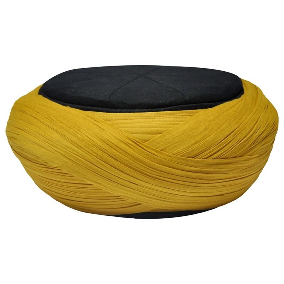 Hand Made Imamah - Islamic Unique Art Black 6m Cloth Imamah Sharif ...