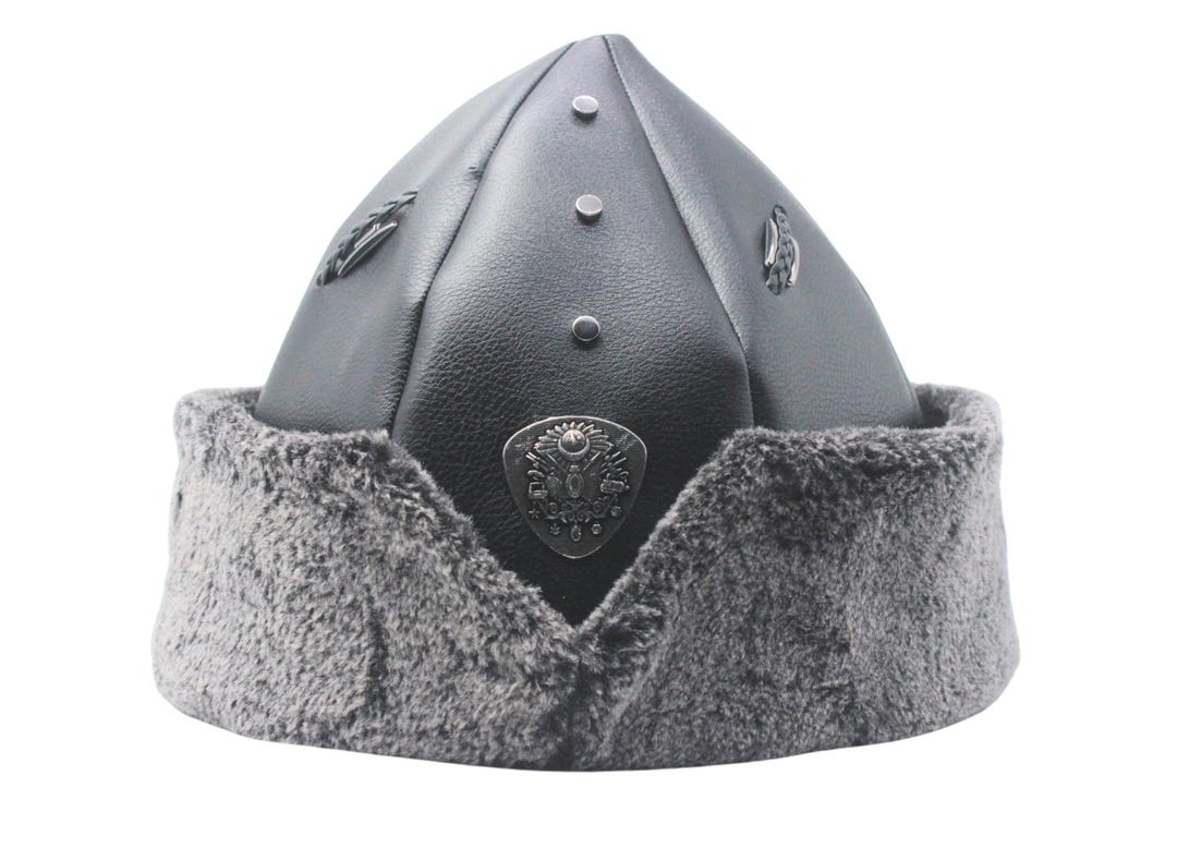 Faux Fur Osman Ertugrul Dirilis Series Alp Hat - Mirliva Turkish Style ...