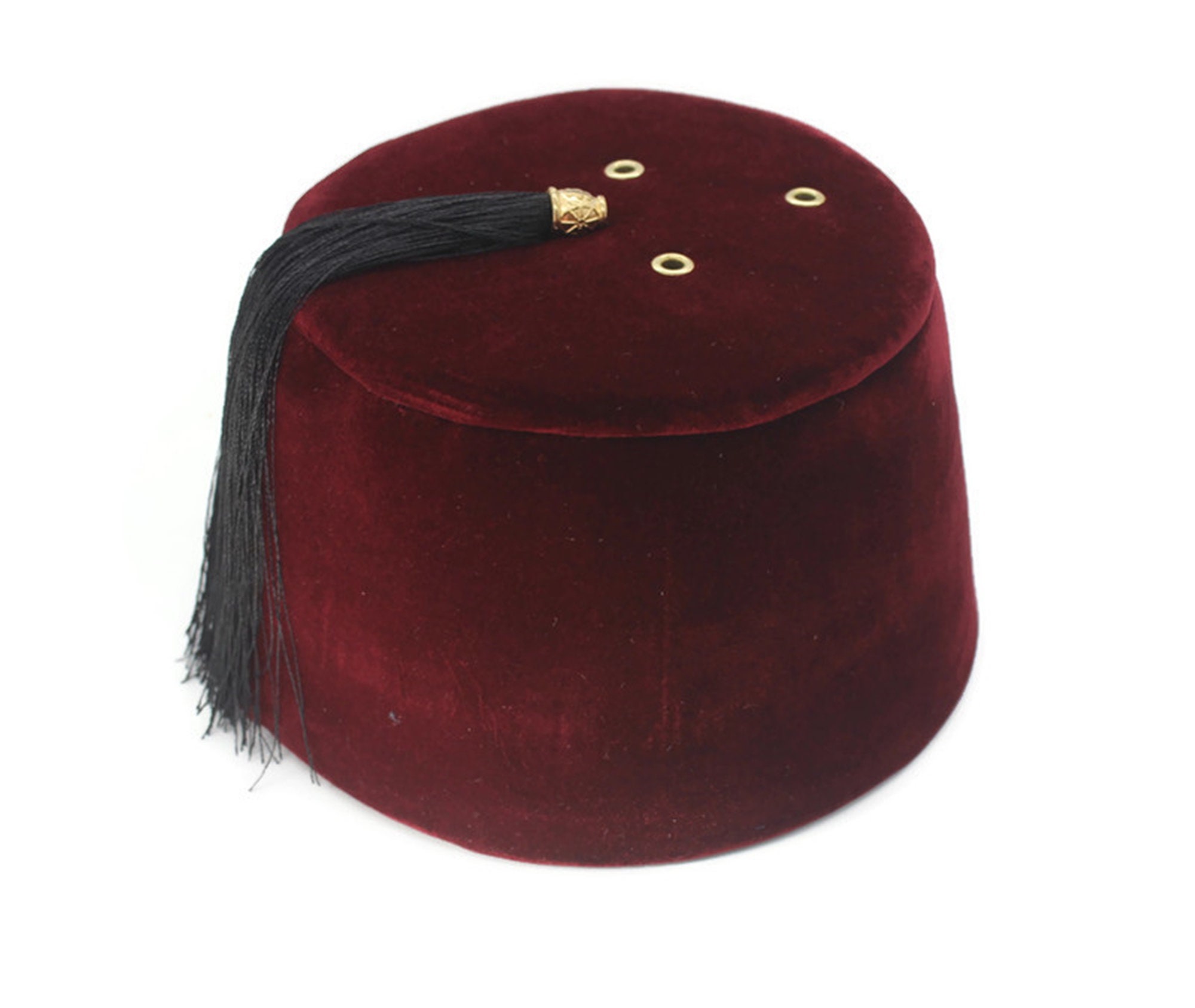 Genuine Egyptian Turkish Red Fez Tarboush Hat Black Tassel, Doctor Who ...
