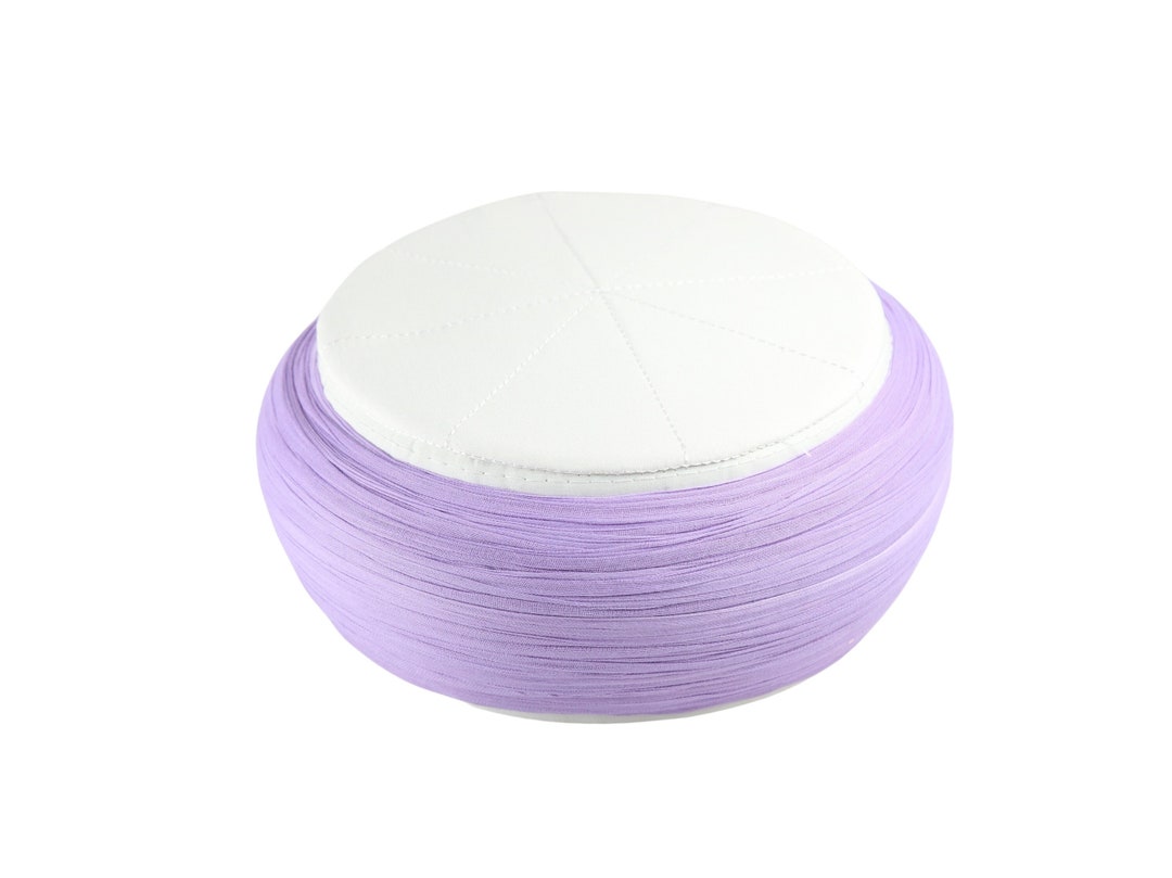 Handmade Lavender & White Sarik, Skullcap, Pecinya, Sorban Imamah, Kufi ...