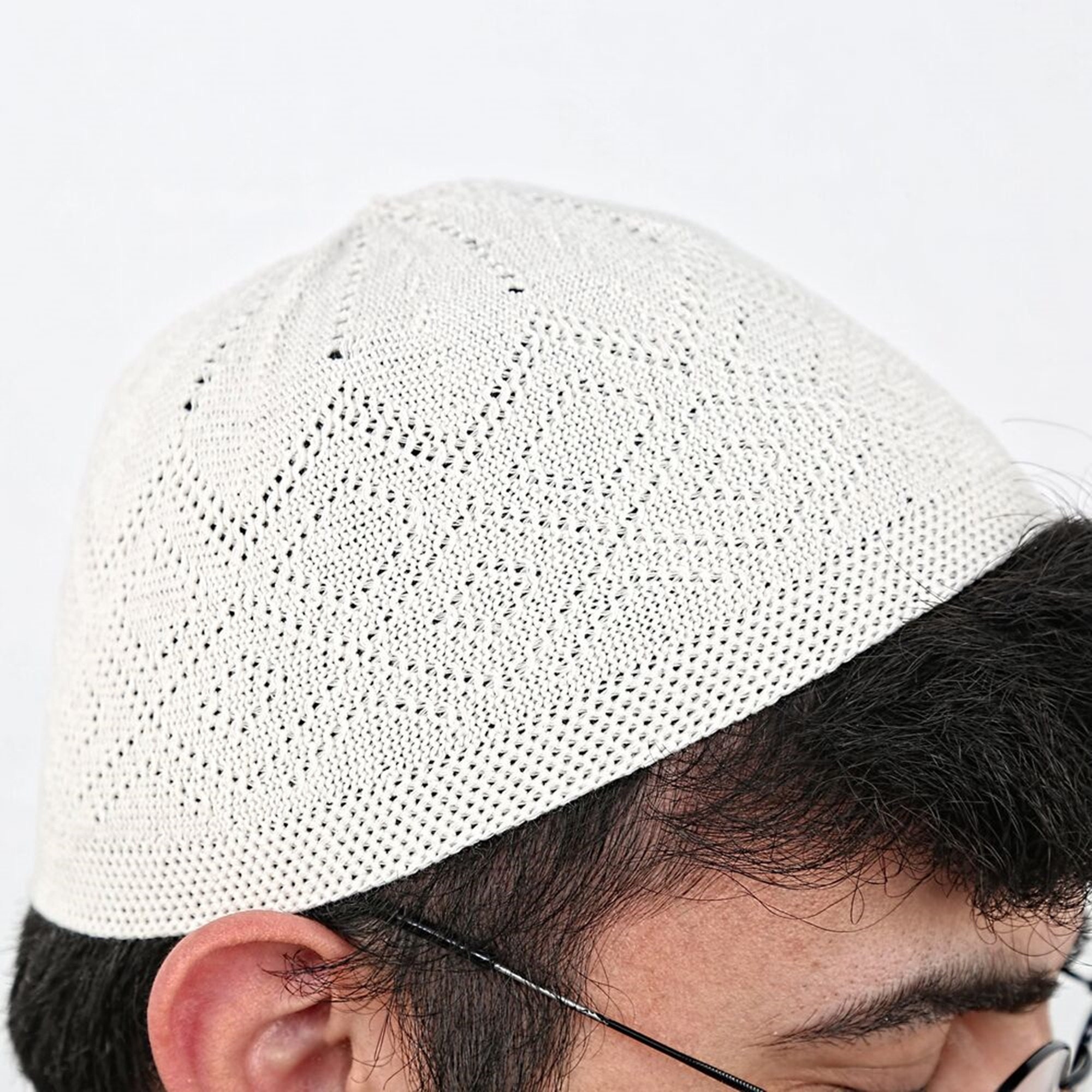 Handmade Cap Islamic Hat Muslim Prayer Men Skull Mens Kufis Topi