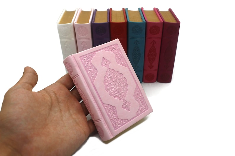 Pink Pocket Size Holy Quran 8x11 cm Arabic Koran Thermo | Etsy