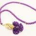Purple Misbahas, Prayer Beads With Rose, Handmade Prayer Beads 99 ...