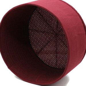 Red Summer Season Kufi Muslim Cap | Takke Peci Kofia Hat Topi | Dervish ...