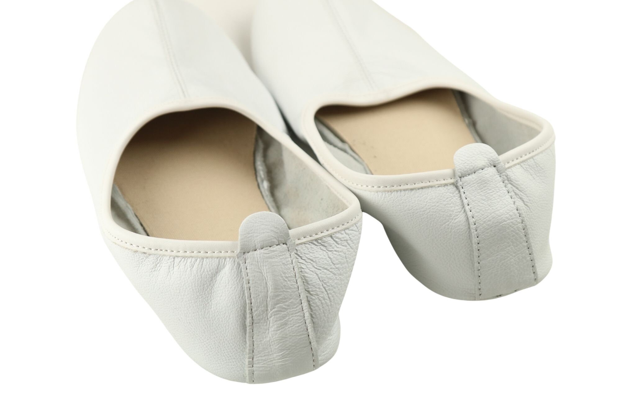 Genuine Leather Handmade Tawaf Shoes Mens Size, Pure White Feet Warmer ...
