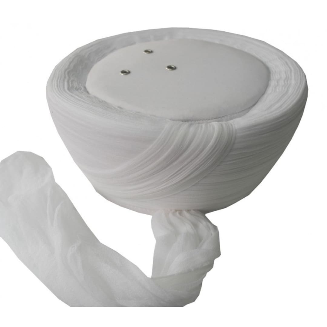 Gavsi Sani Imamah, White 12m Cloth Imamah Hat, Sheikhs Imama Hat ...