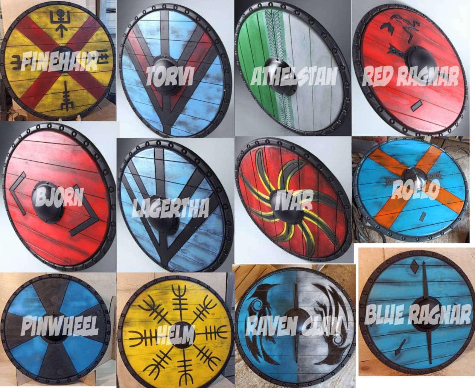 Ragnar Lagertha Bjorn Torvi VIKINGS SHIELD Customizable Free | Etsy Canada