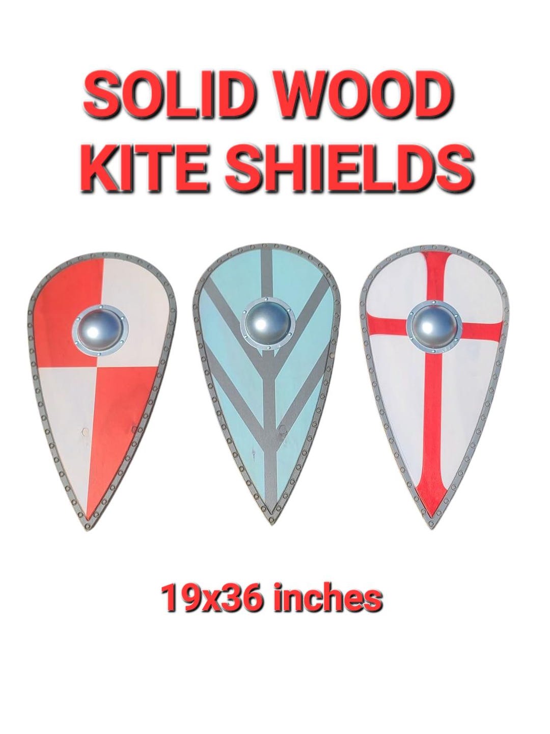 Solid Wood KITE Shields! Customizable! Homemade by Homeschool Family ...