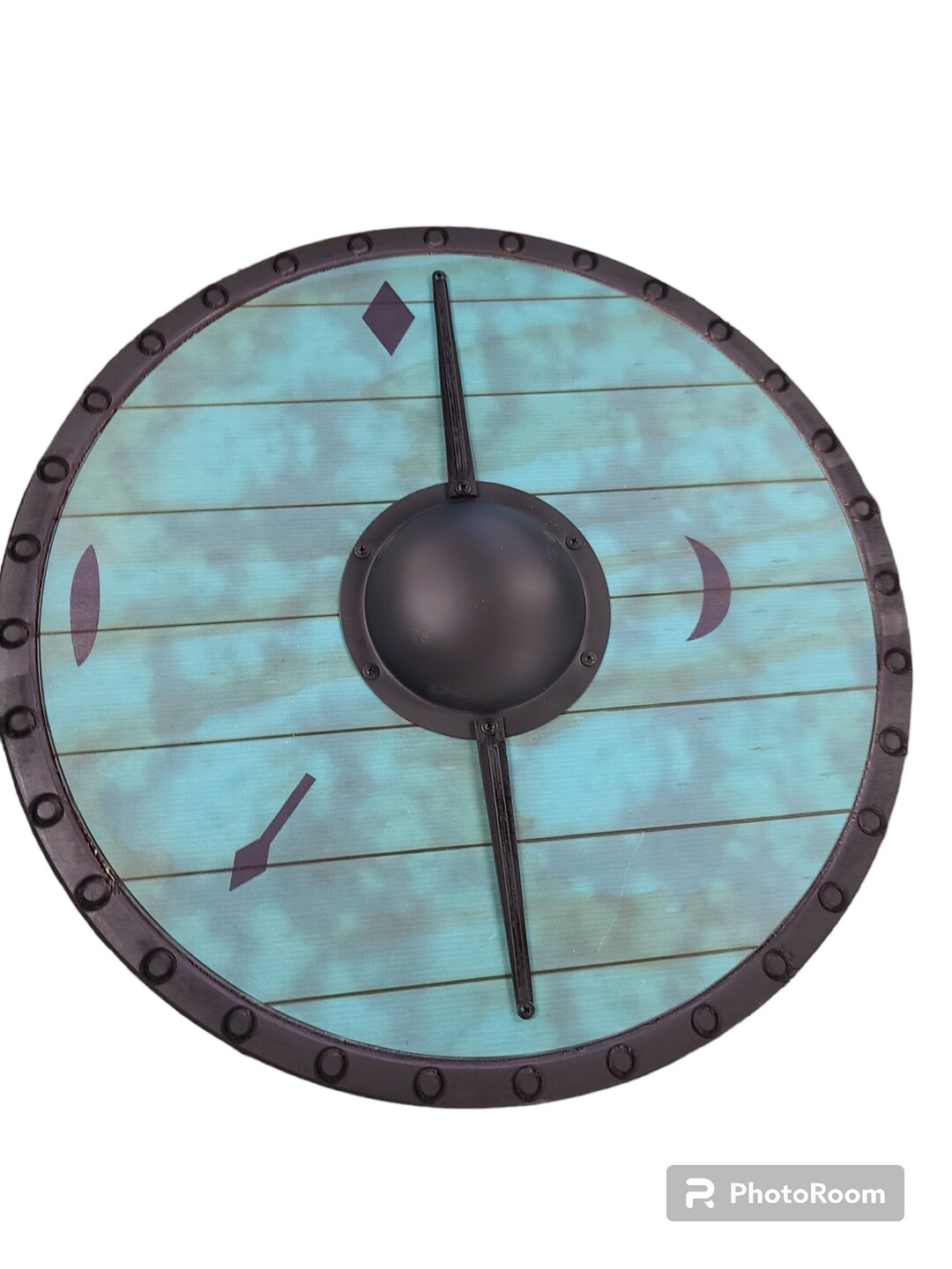 Red or Blue Ragnar Lothbrok VIKINGS SHIELD Customizable Free Usa ...