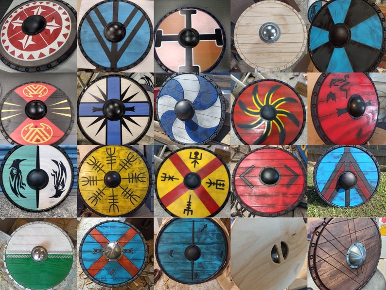 Ragnar Lagertha Bjorn Torvi VIKINGS SHIELD Customizable Free - Etsy
