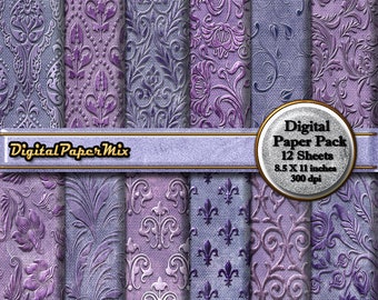 Vintage Green Digital Paper, Green Digital Paper Pack Background ...