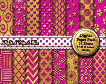 Vintage Green Digital Paper Green Digital Paper Pack - Etsy